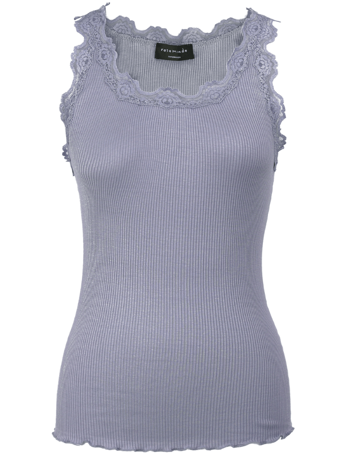 Rosemunde T Iconic Silk Long Top Arctic Blue 5205 490 Izzi Of Baslow