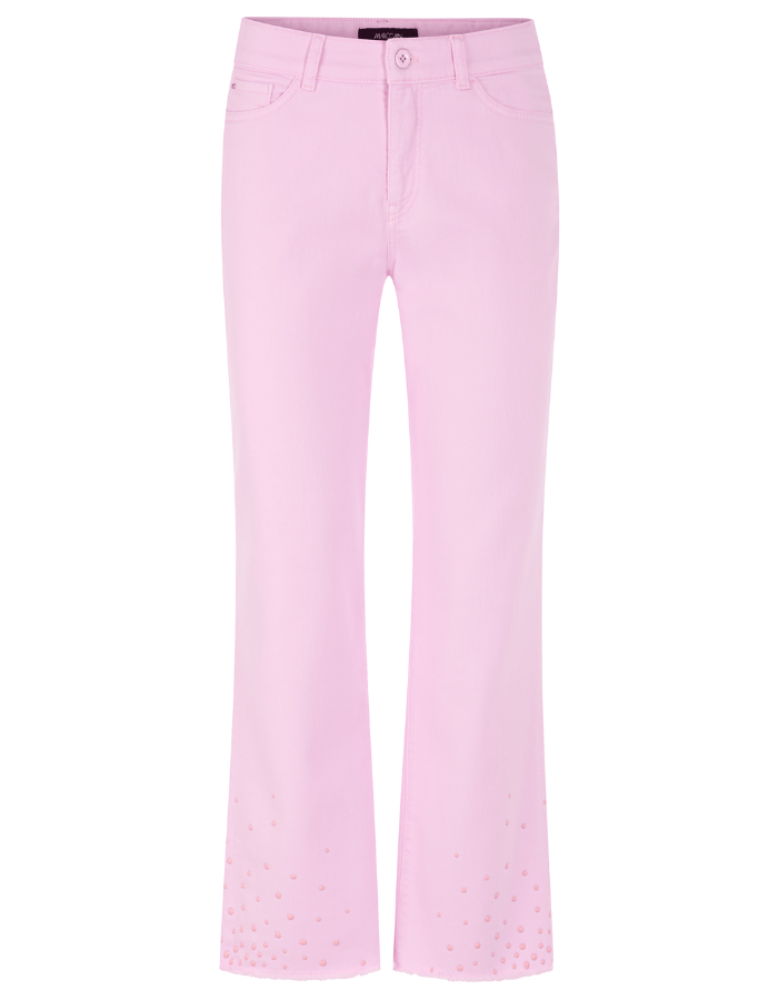 Marc Cain Collections Women's FORLI Pink Jeans With Stud Details AC 82 ...