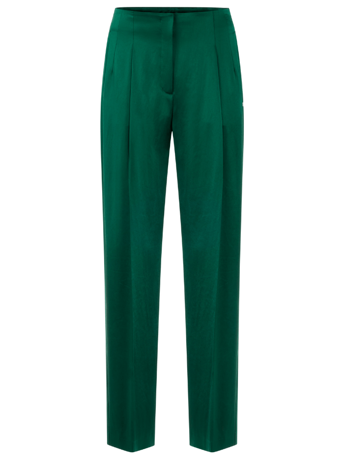Marc Cain Collections Women's WASCO Wide Cut Satin Trousers ZC 81.32 W – Izzi of Baslow