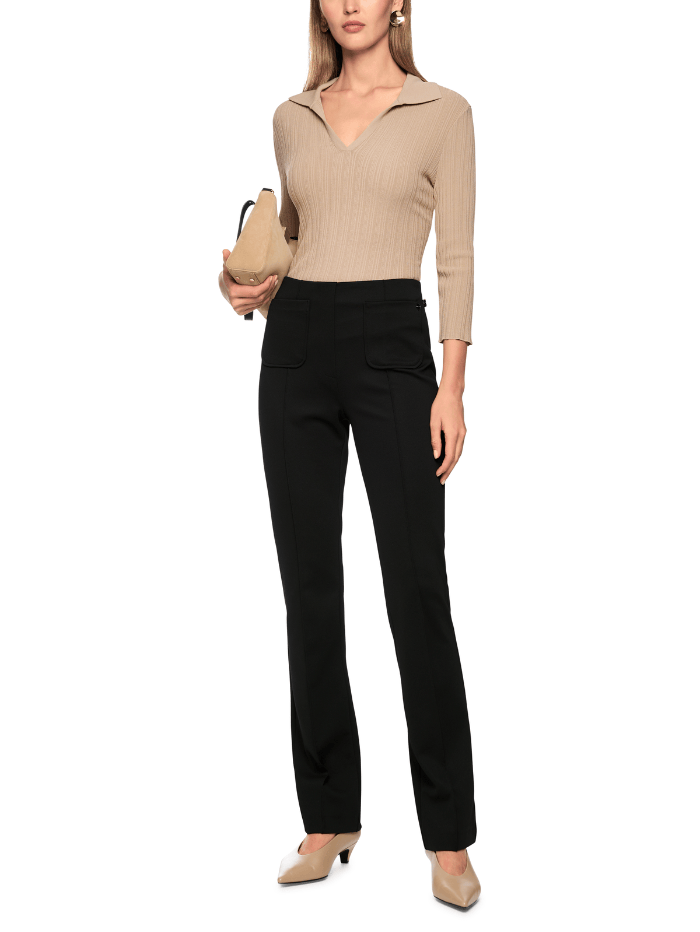 Marc Cain Sports Women's FREDERICA Flared Trousers In Black AP 81.17 J ...