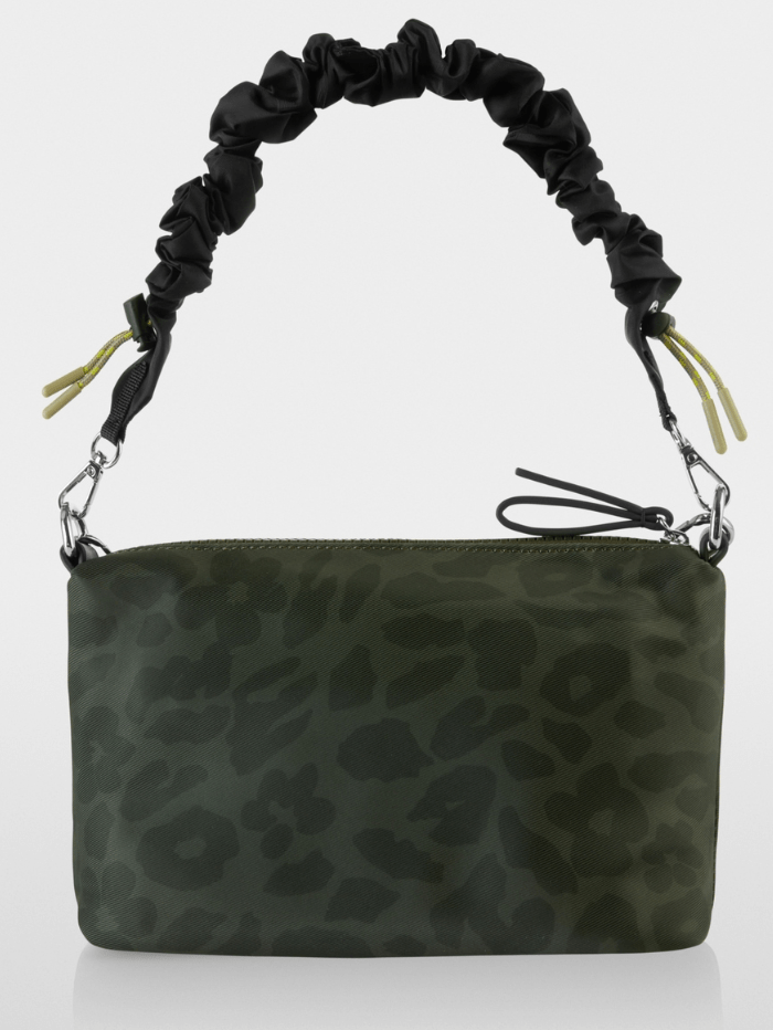 Marc Cain Sports Women's Small Leopard Print Nylon Shoulder Bag ZS TI ...