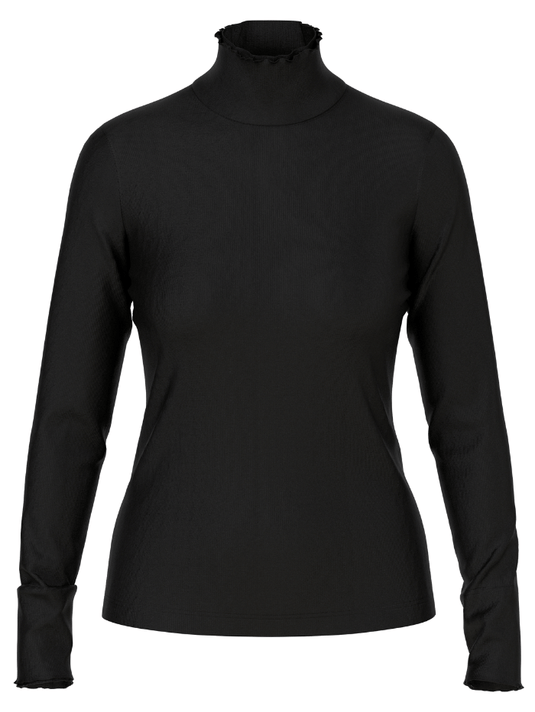 Marc Cain Sports Women's Long Sleeved Turtleneck Top In Black ZS 48.43 ...