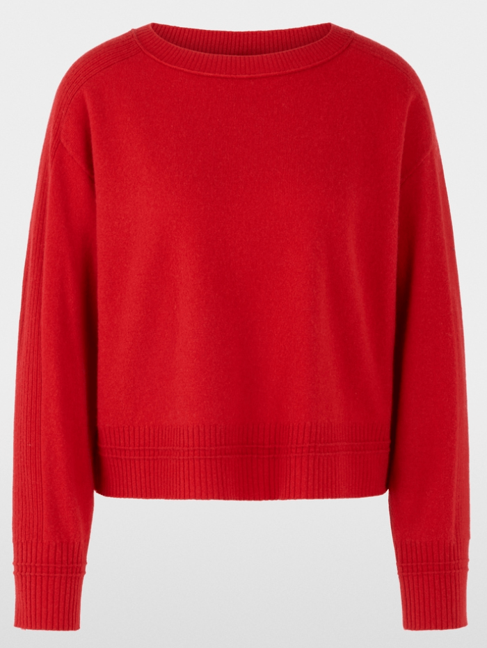Marc Cain Sports Women's New Wool And Cashmere Jumper In Cranberry ZS ...