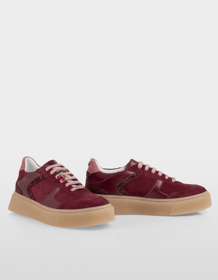 Marc Cain Sports Women's Suede Trainers With Shimmering Finish AS SH.0 ...