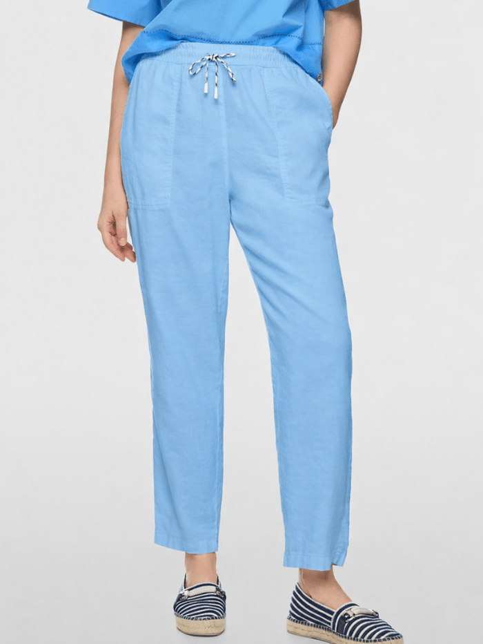 Marc Cain Sports Women's RANCHI Relaxed Fit Trousers In Light Blue AS ...