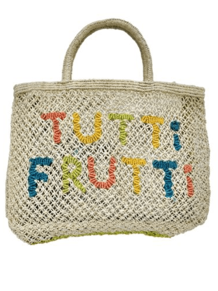 The Jacksons London TUTTI FRUTTI Natural Jute Bag – Izzi of Baslow